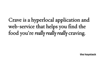 Introducing Crave | PDF