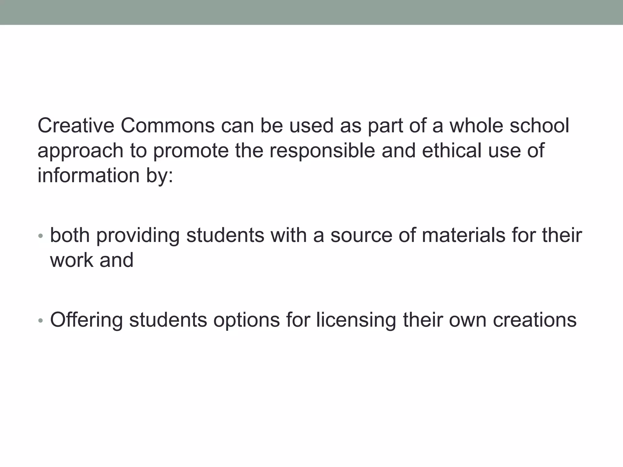 Introducing creative commons | PPTX