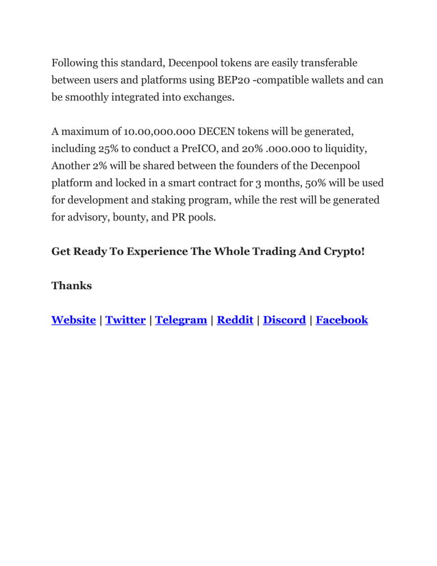 Introducing DecenPool.docx | Stocks and Bonds | Personal Investing