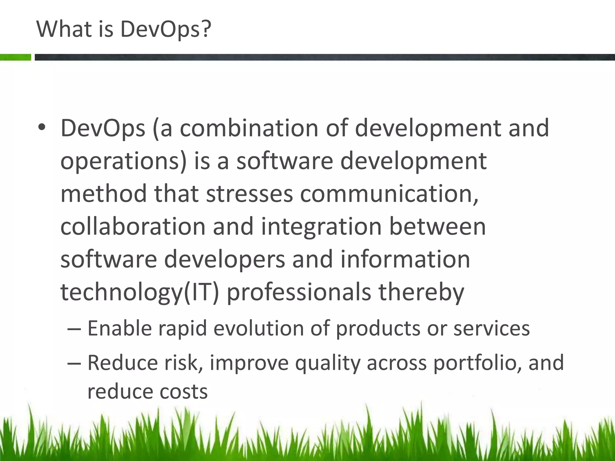 Introducing DevOps | PPTX