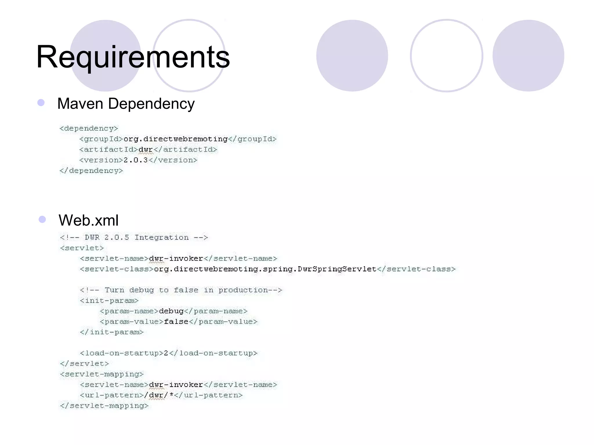 Introducing dwr (direct web remoting) | PPT | Web Design and HTML | Internet