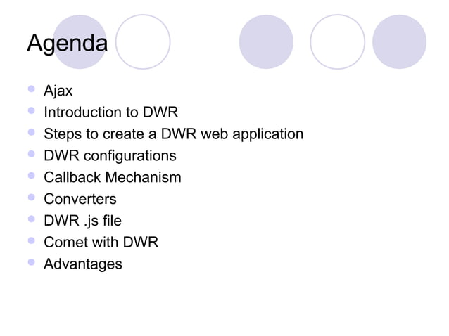 Introducing dwr (direct web remoting) | PPT Introducing dwr (direct web remoting) | PPT