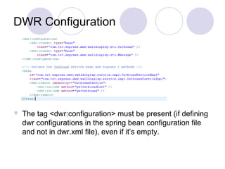 Introducing dwr (direct web remoting) | PPT | Web Design and HTML | Internet