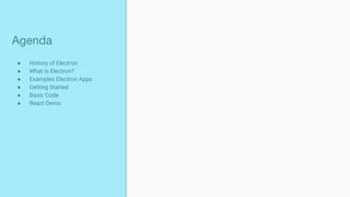 Introducing Electron | PDF