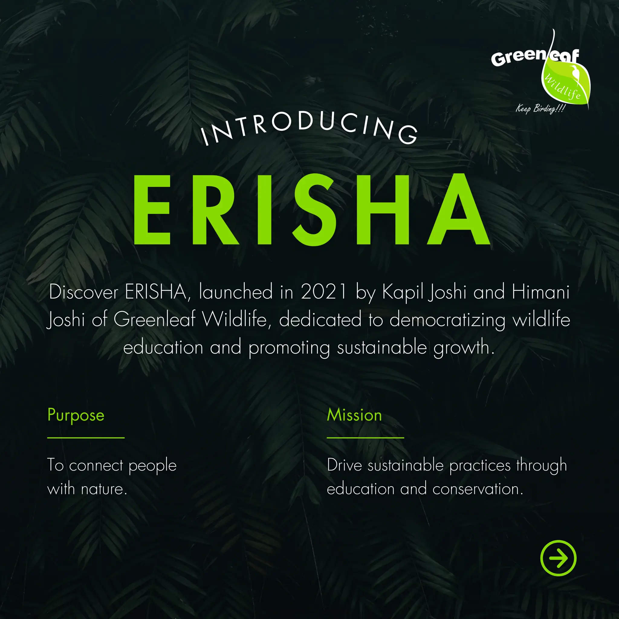 ERISHA: Bridging Nature Conservation and Community Empowerment | PDF