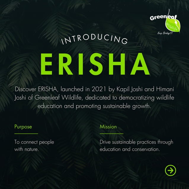 ERISHA: Bridging Nature Conservation and Community Empowerment | PDF