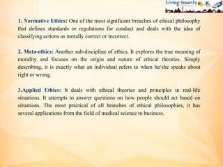 Introducing Ethics: Meaning, Scope, And Importance Of Ethics | PPTX