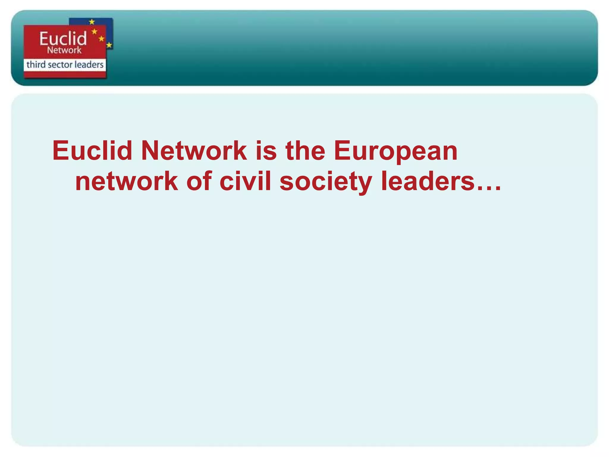 Introducing Euclid Network | PPT | Politics