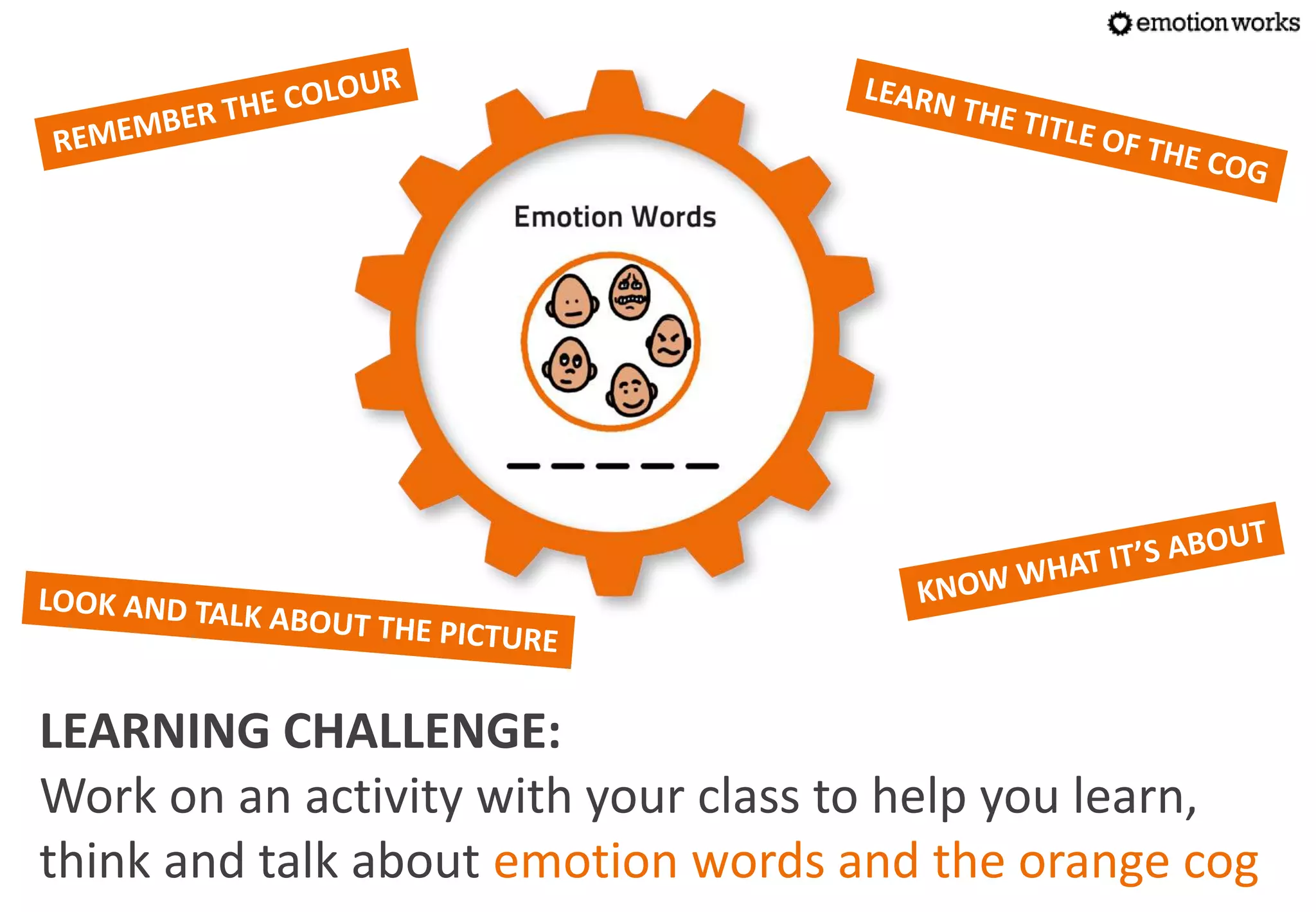 Introducing Emotion Works (featuring child, i feel good, mr jelly) | PPTX