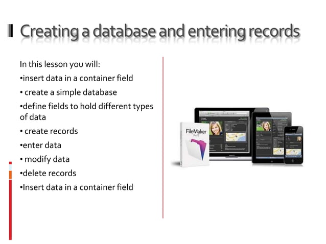 Introducing file maker pro 12 | PPT