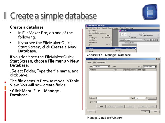 Introducing file maker pro 12 | PPT
