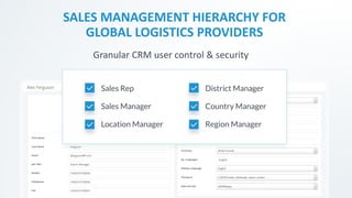 CRM for Logistics - First Freight CRM | PPT