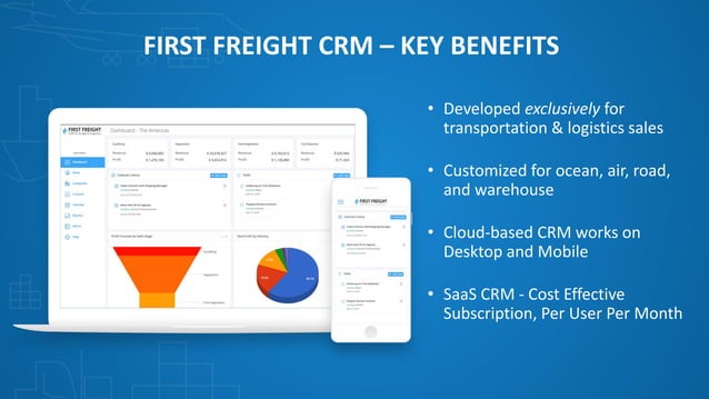 CRM for Logistics - First Freight CRM | PPT