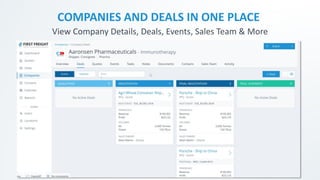 CRM for Logistics - First Freight CRM | PPT