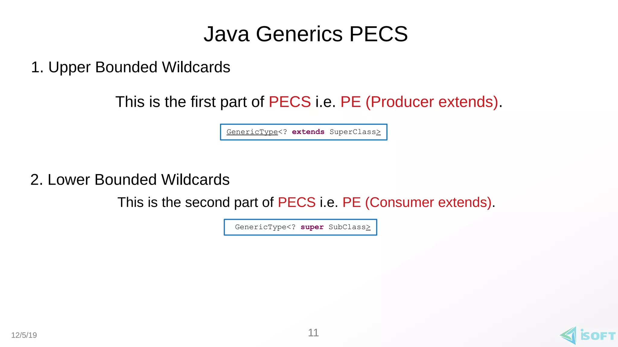 Introducing generic types | PPT