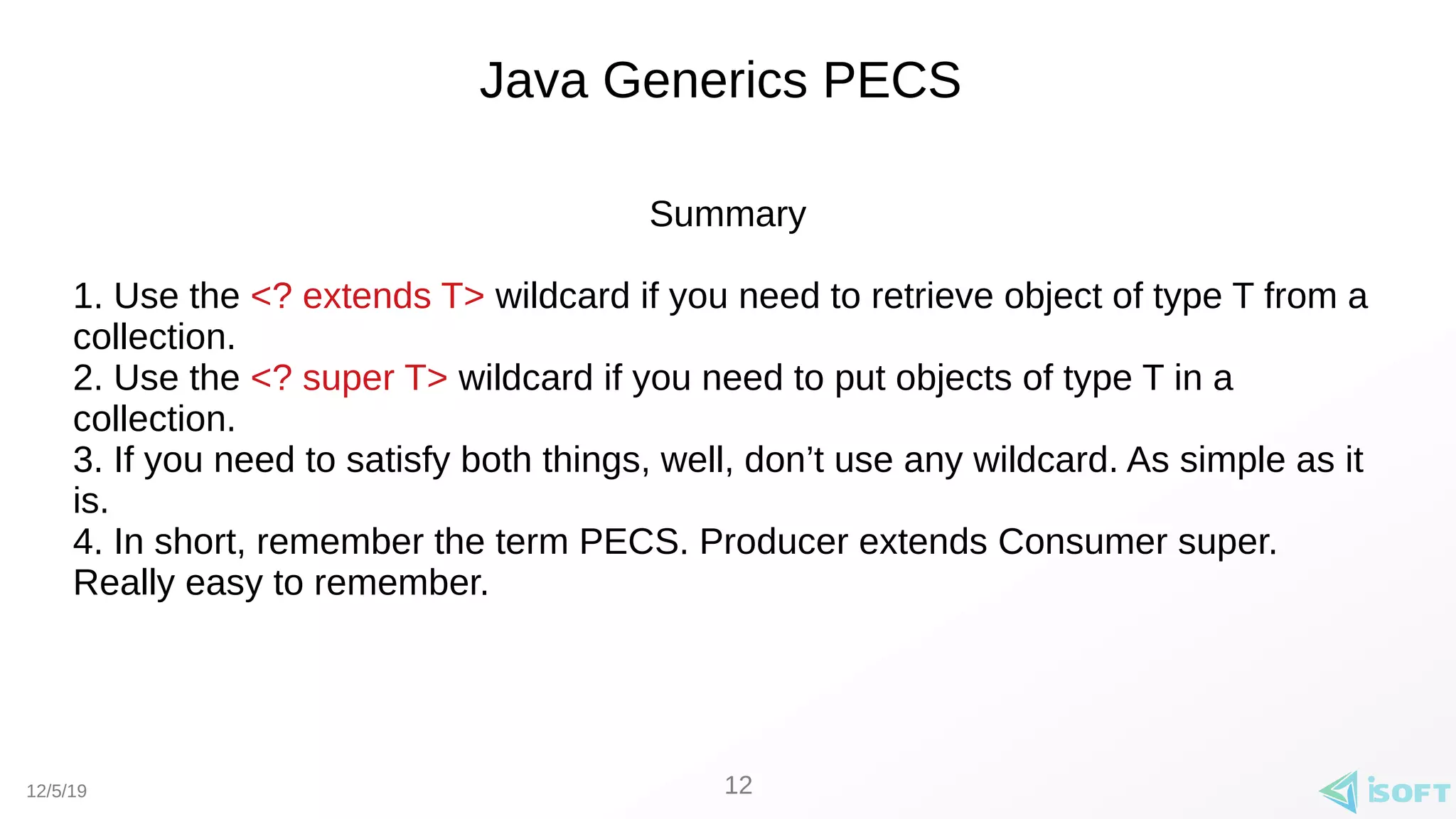 Introducing generic types | PPT
