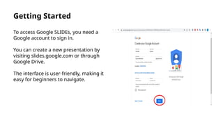 Introducing Google Slides And Showing The Tools And Functions Of Google ...
