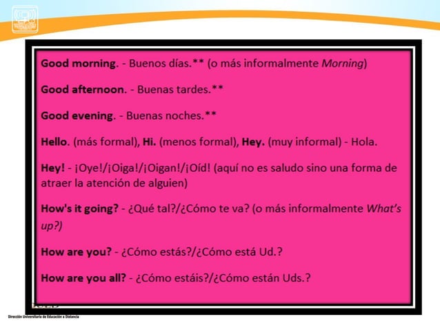 Introducing greetings and farewells ingles 1 unit1 | PPT