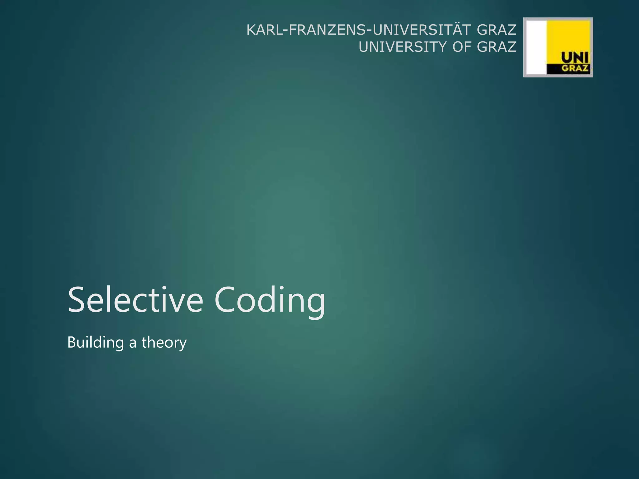 Introducing grounded theory | PPTX | Science