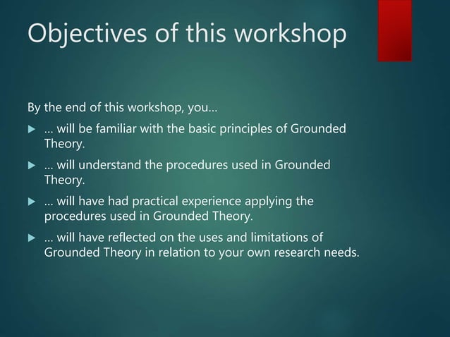 Introducing grounded theory | PPT