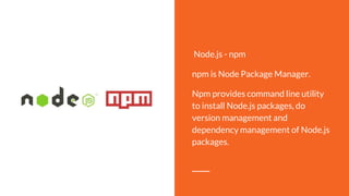 Introducing grunt, npm and sass | PPT