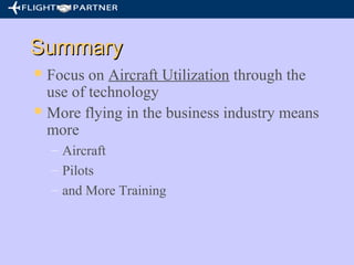 Introducing high efficiency in aircraft management through technology | PPT