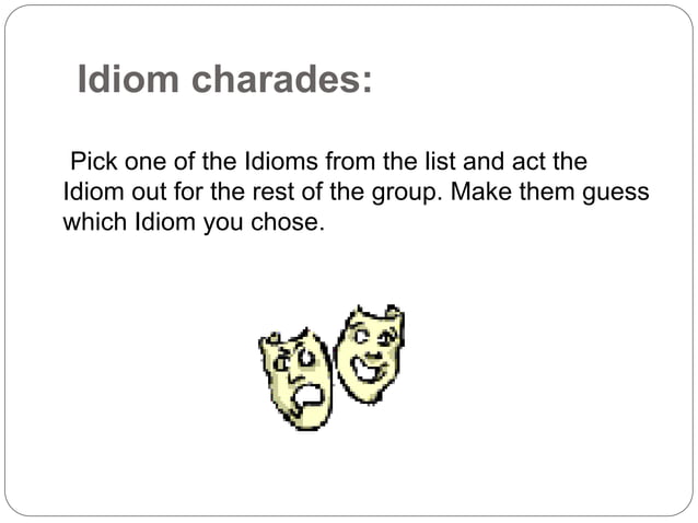 Introducing idioms | PPTX