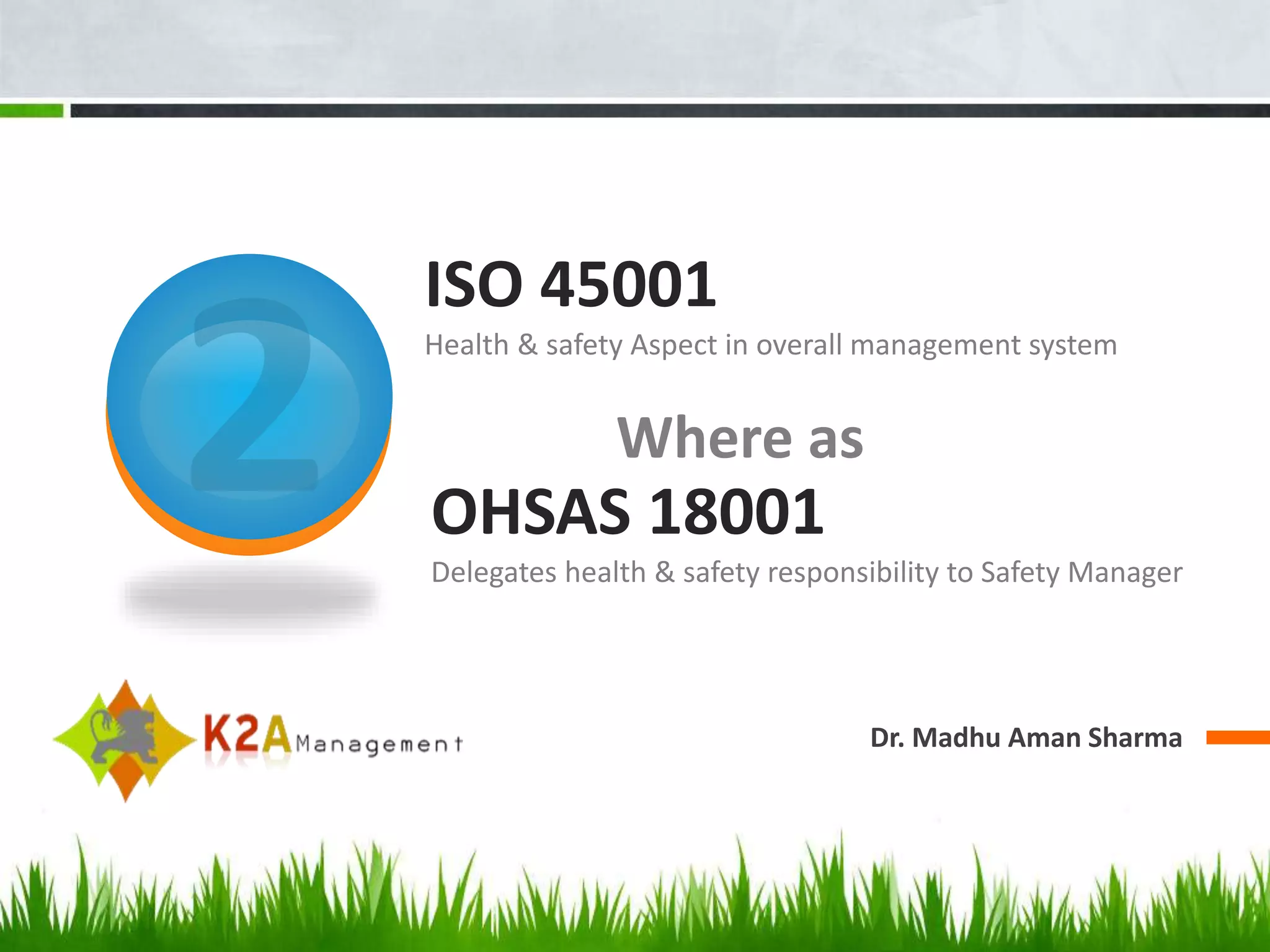 Introducing iso 45001 | PPTX