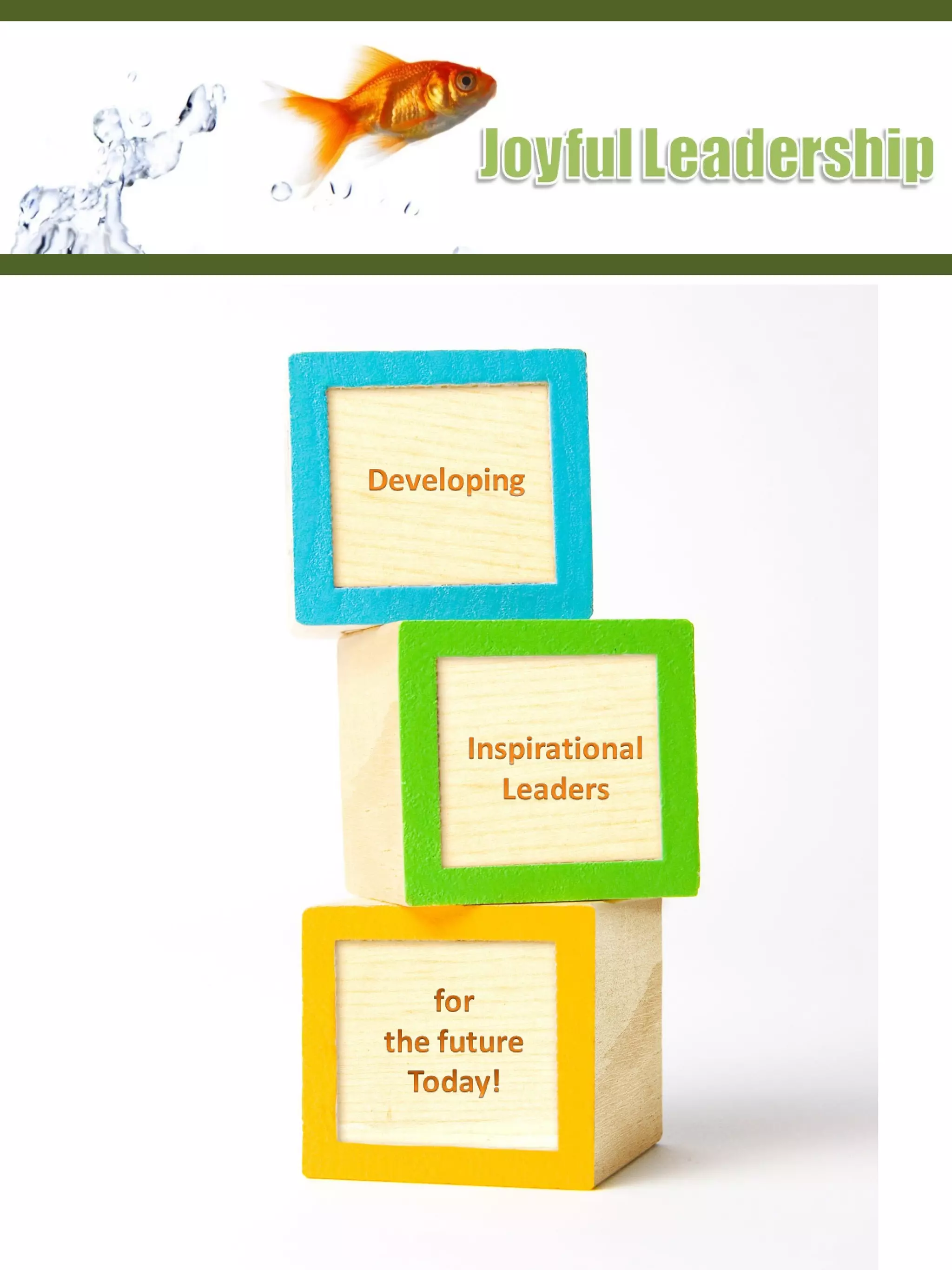 Introducing Joyful Leadership | PPT