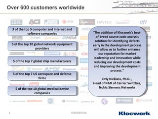 Introducing: Klocwork Insight Pro | November 2009 | PPT