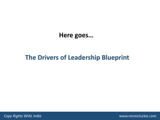 Introducing leadership blueprint | PPTX | Business | Business and Finance