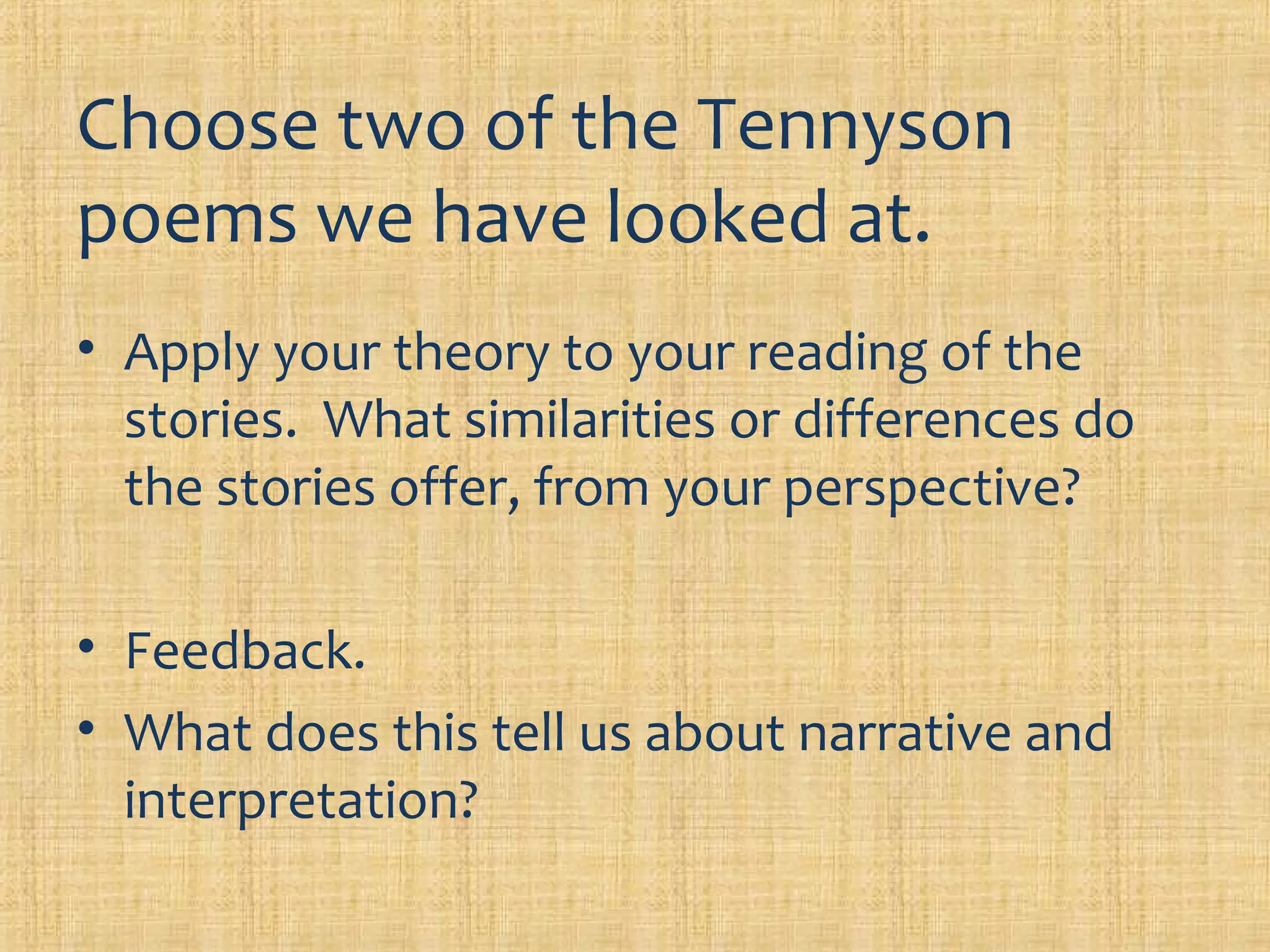 Introducing literary theory | PPT