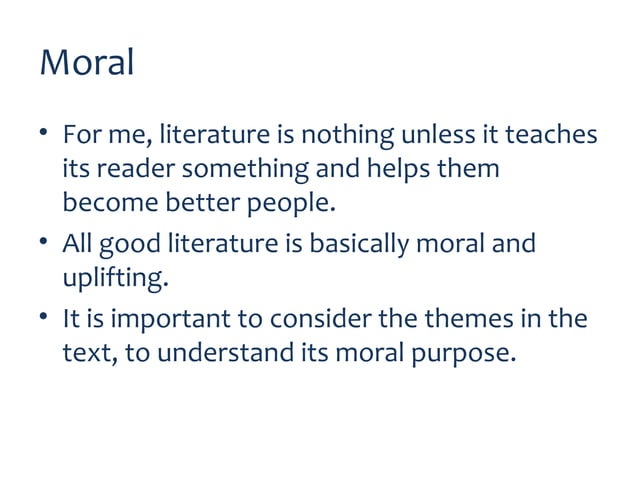Introducing literary theory | PPT | Books and Literature