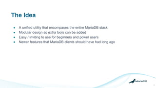 MariaDB Enterprise Tools introduction | PPT