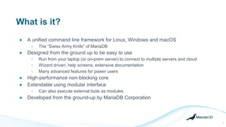 MariaDB Enterprise Tools introduction | PPT