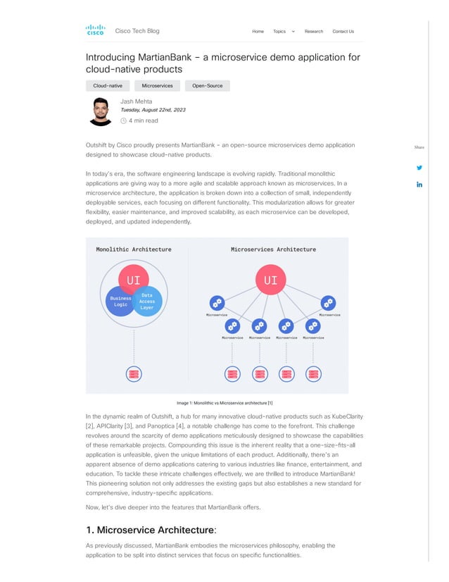 Introducing MartianBank - a microservice demo application for cloud ...