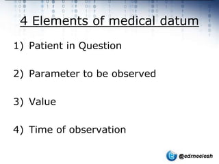 Introduction To Medical Data | PPTX