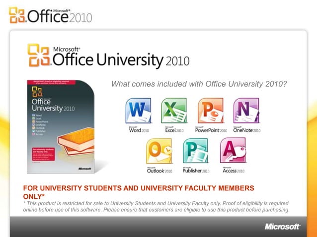 Introducing Microsoft Office University 2010 | PPT