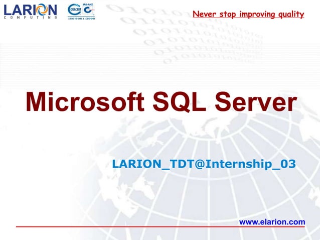Introducing ms sql_server_updated | PPT