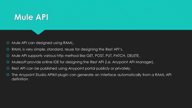 Introducing Mule Application and API | PPT