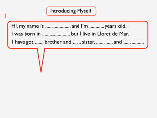 Introducing myself | KEY