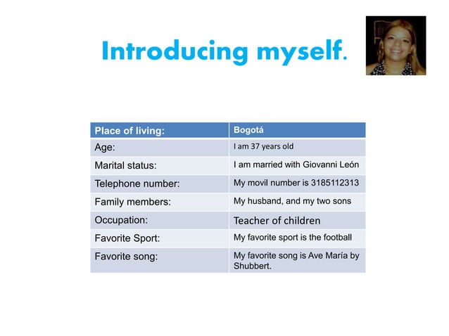 Introducing myself | PPTX