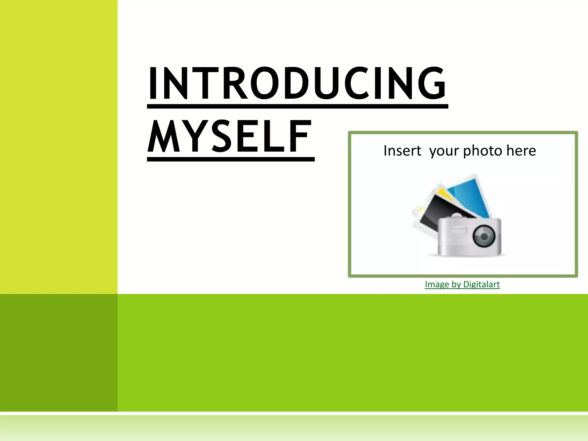 Introducing myself template | PPTX