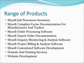 Introducing mysoft 10 | PPS | Business | Business and Finance