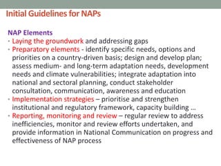 Introducing national adaptation plans | PPT