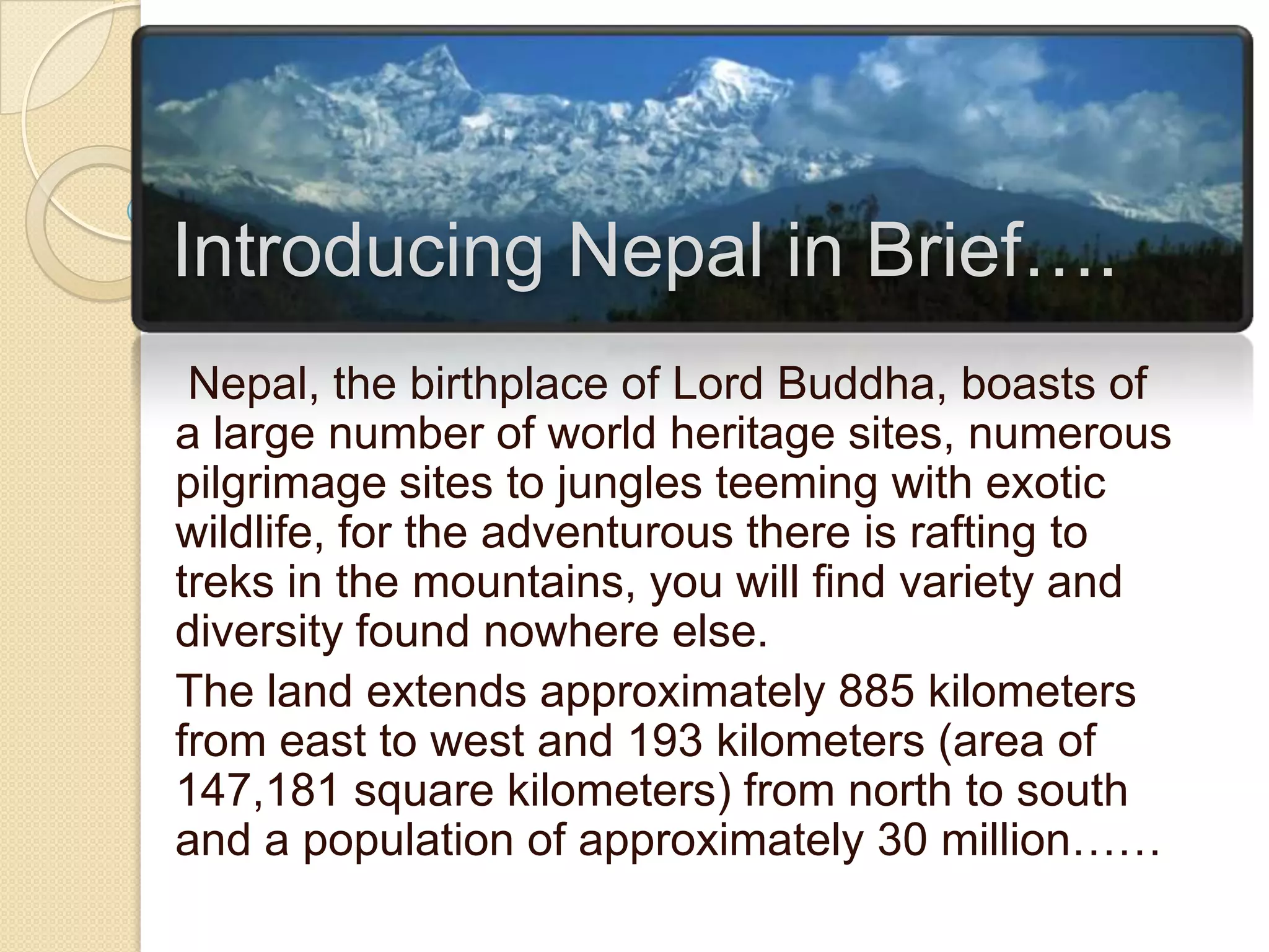 Introducing nepal in brief | PPSX