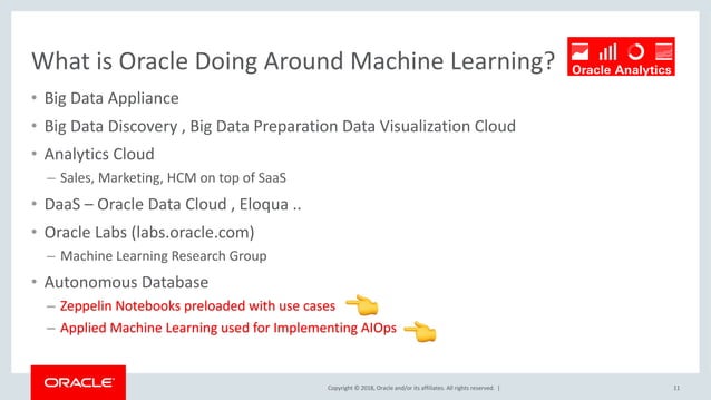 Introducing New AI Ops Innovations in Oracle 19c Autonomous Health Framework - AICUG | PPT
