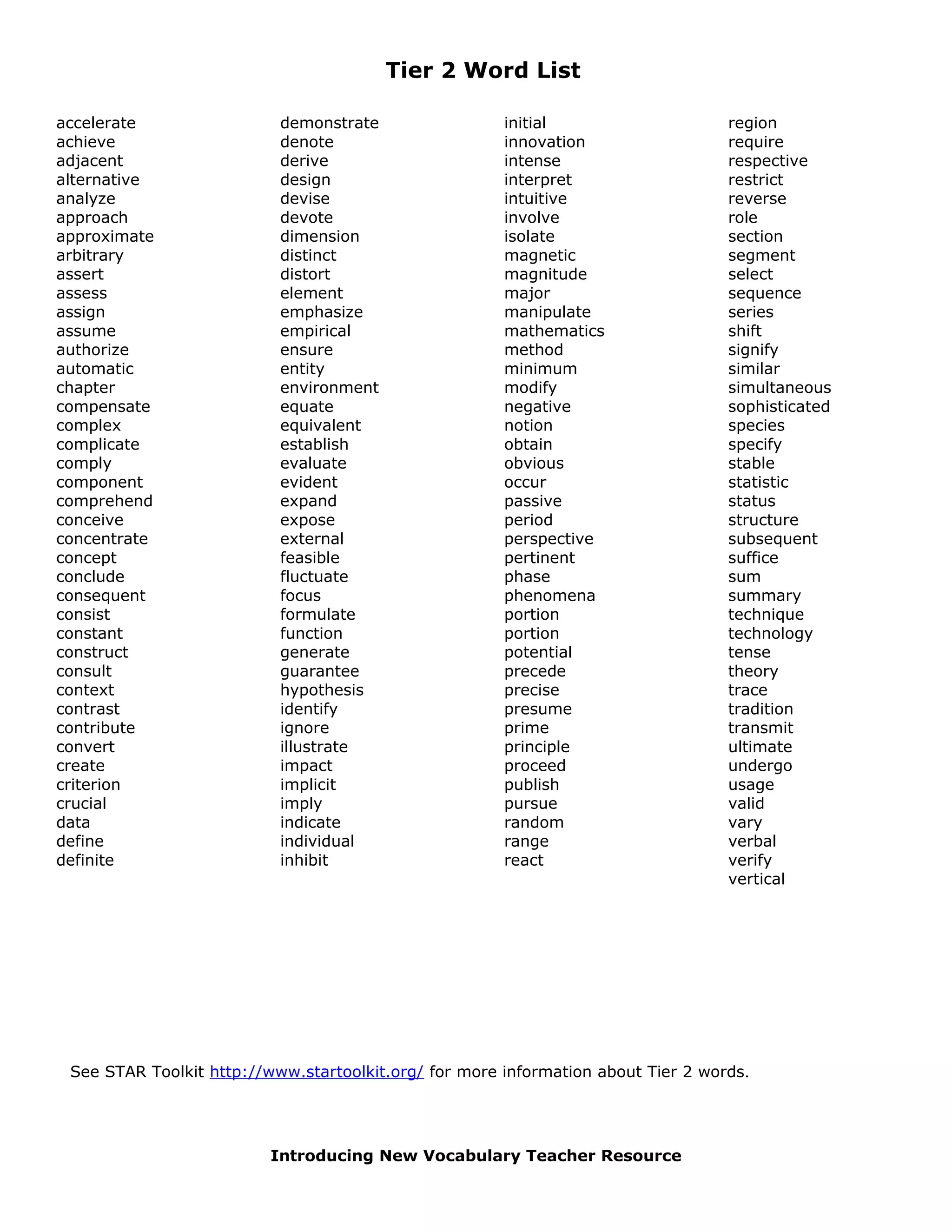 Introducing new vocab | PDF