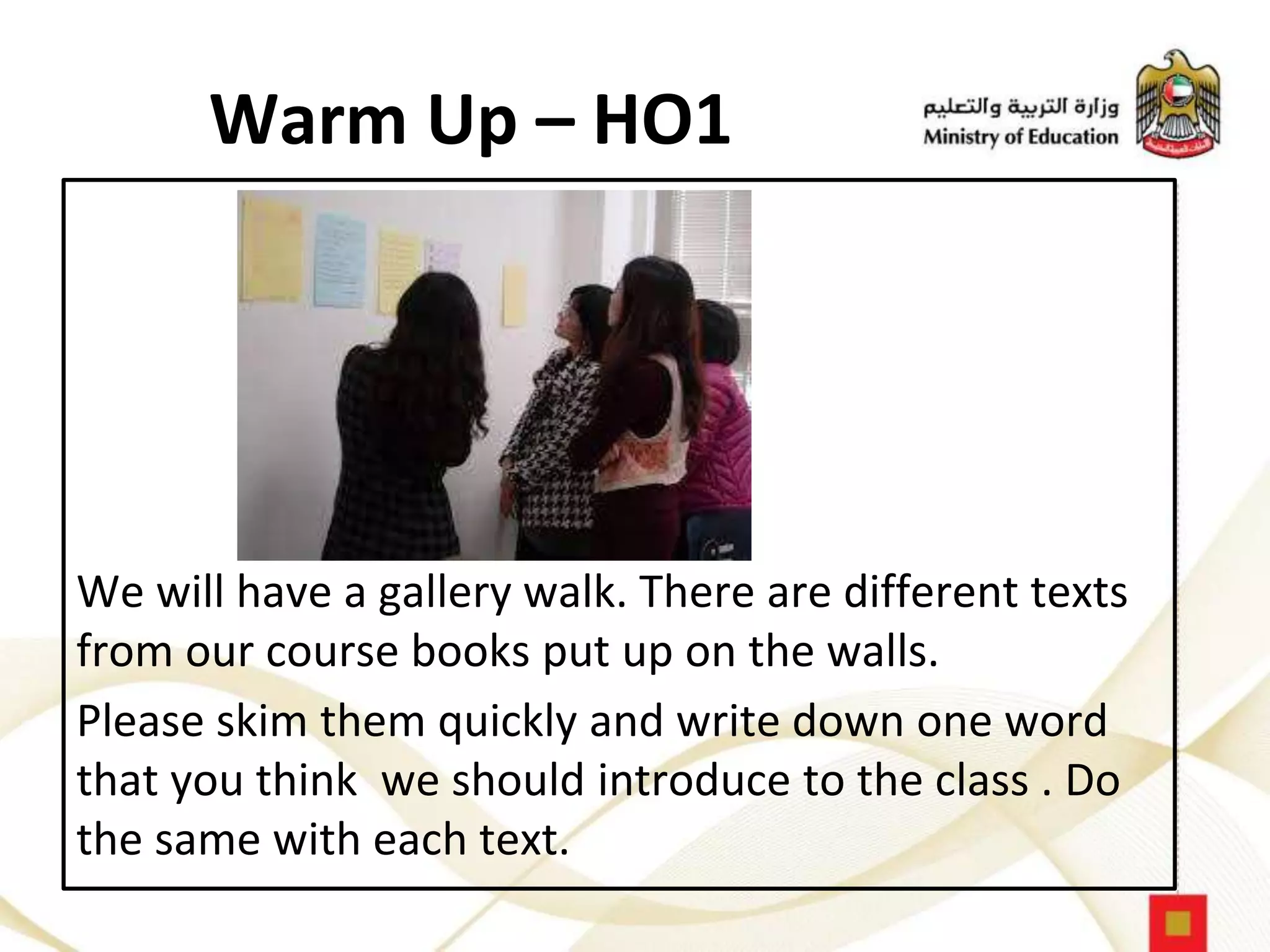 Introducing new vocabulary | PPT