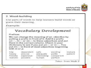 Introducing new vocabulary | PPT